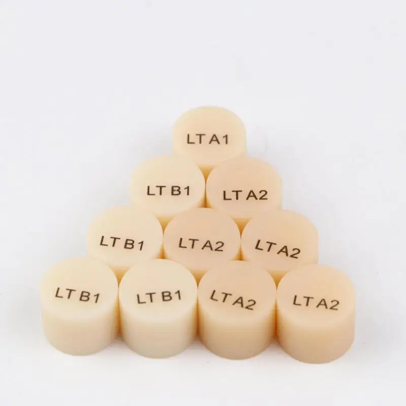 10pcs Denture Materials Press Ingots Dental Press Ingots Ips E.max ...