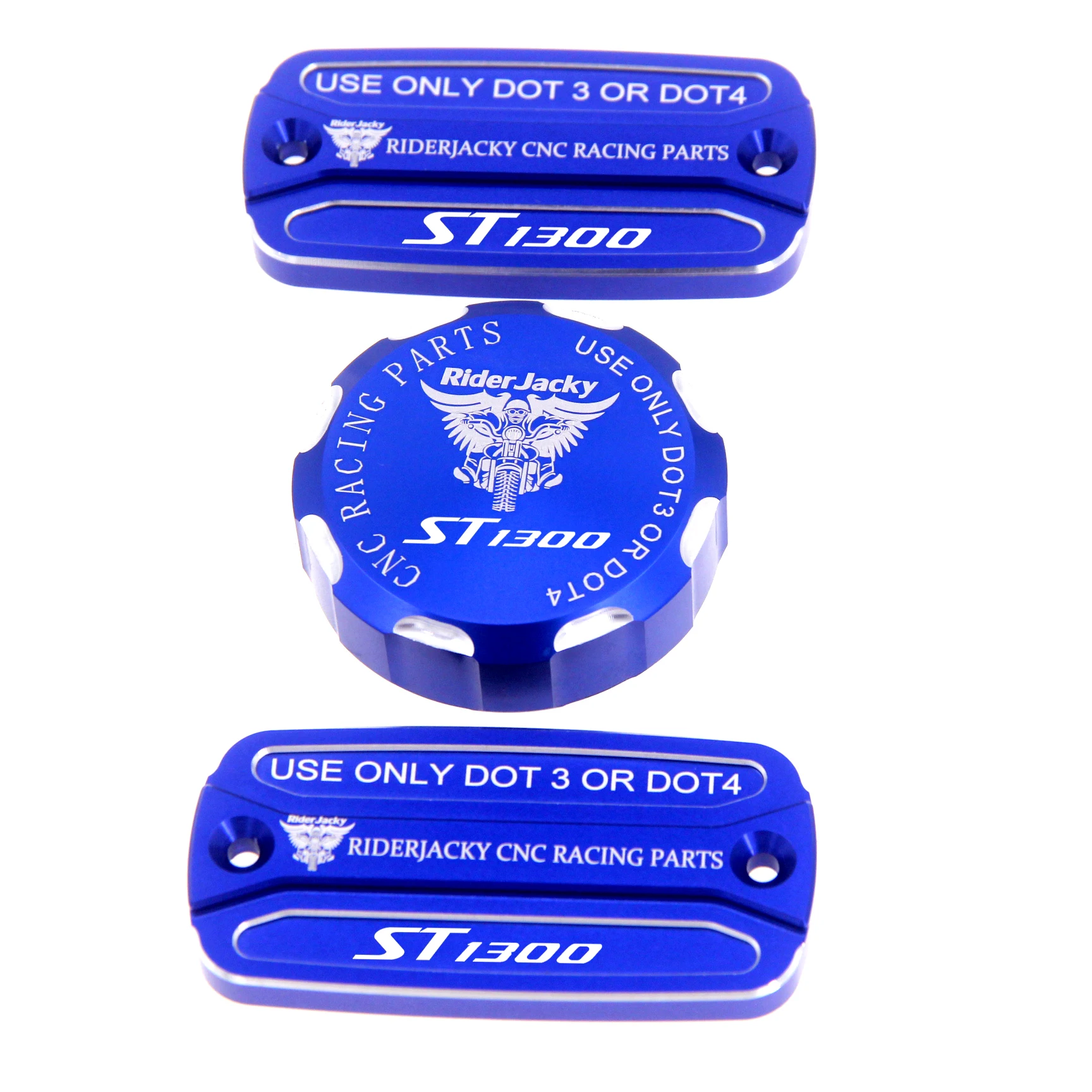 Motorcycle-Front-Brake-Clutch-and-Rear-Brakes-Fluid-Reservoir-Cover-Cap ...