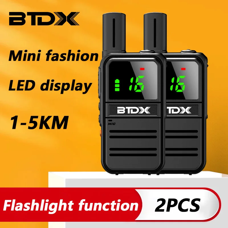 BTDX M10 Walkie Talkie Professional Two Way Radio Long Range Walkie ...