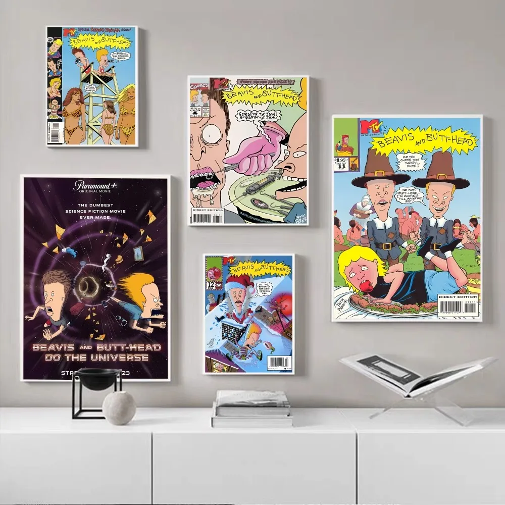 Anime-Beavis-And-Butthead-Good-Quality-Prints-and-Posters-Vintage-Room ...