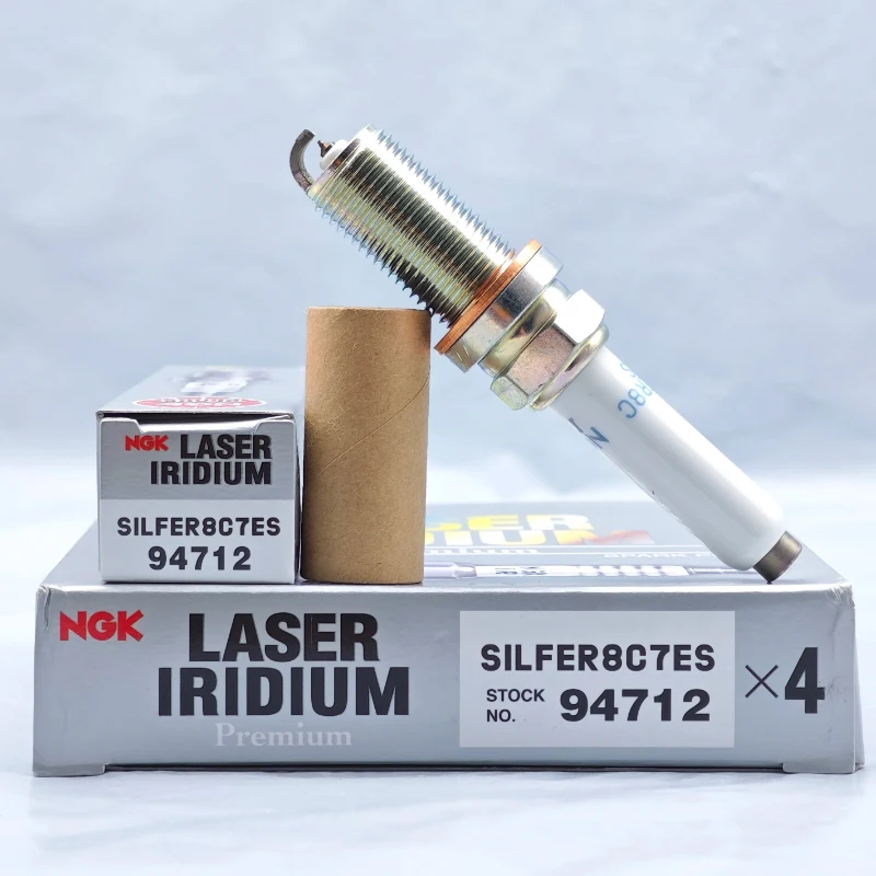 NGK Laser Iridium High Ignitability Spark Plug SILFER8C7ES 94712 for ...