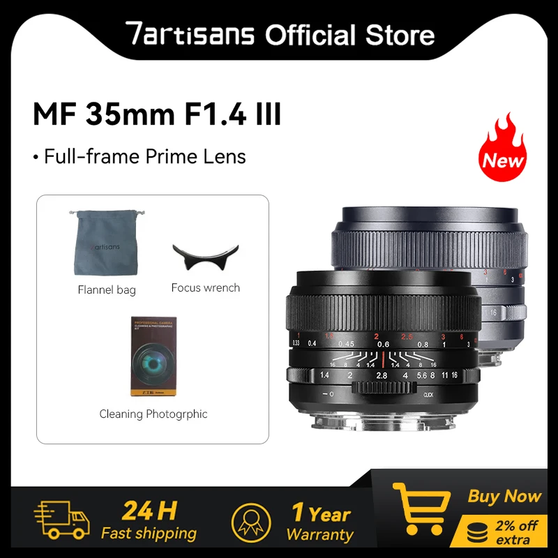 7artisans-35mm-F1-4-III-Full-frame-Manual-focus-prime-lens-for-Nikon-Z ...