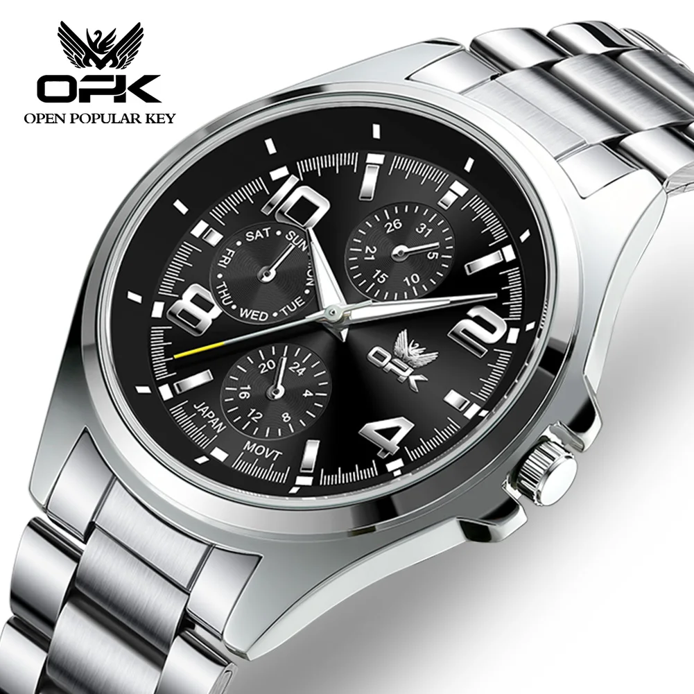 OPK-6017-Original-Men-s-Quartz-Watch-Luxury-Stainless-Steel-Waterproof ...