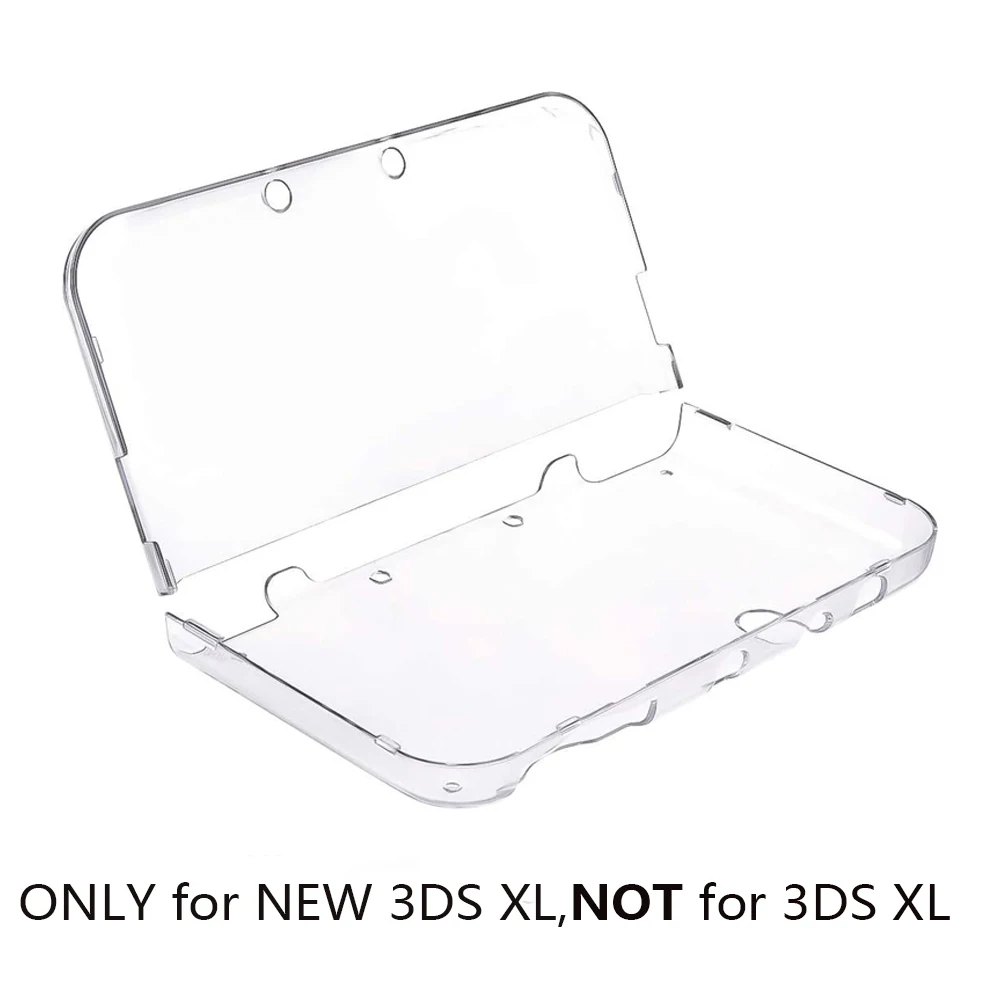 New 3DS XL Protective Shell, Ultra Clear Crystal Transparent Hard Case ...