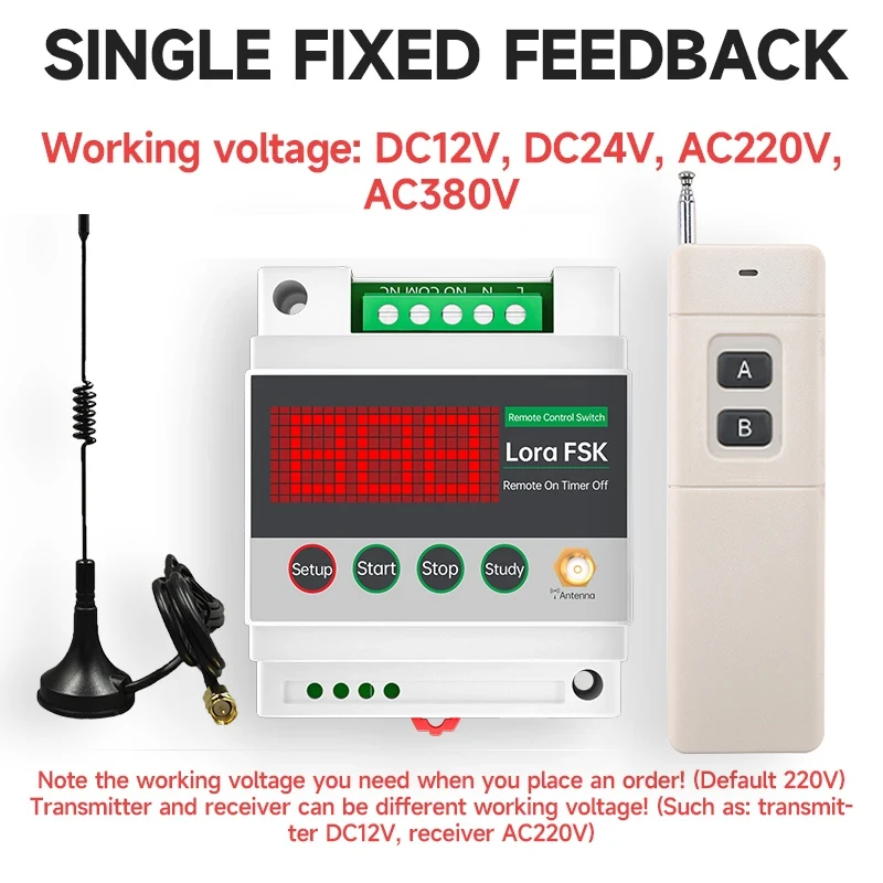 433mhz 5000m Long Range Remote Control Dc9v Lora Rf Wireless ... 433mhz 5000m Long Range Remote Control Dc9v Lora Rf Wireless ...