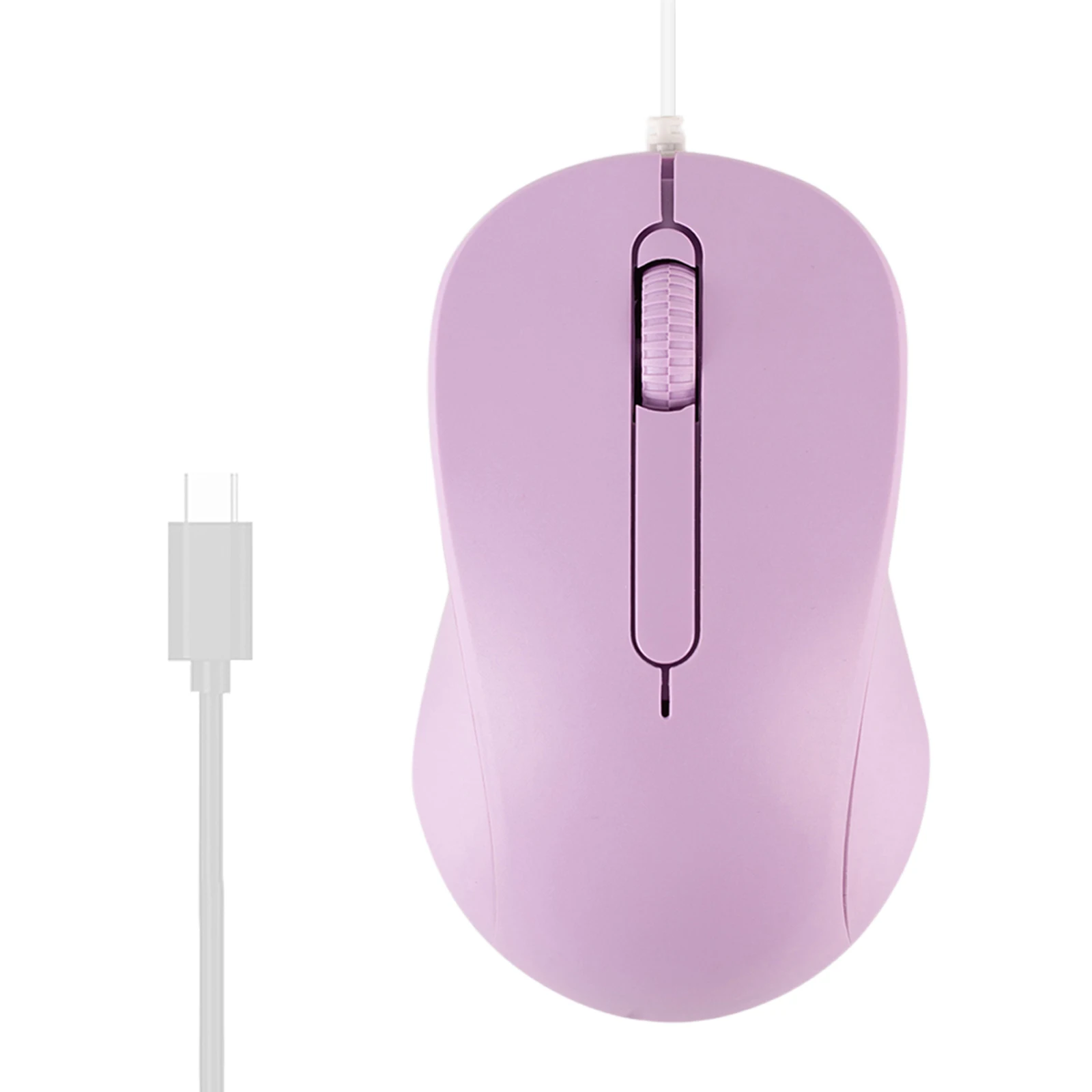 3D Wired Mouse USB-C Silent Ergonomics Mouse 1000DPI Small Computer ...