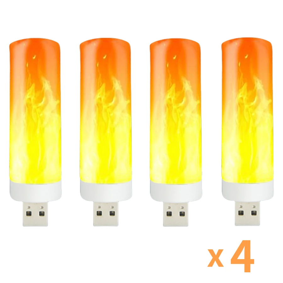 5V-USB-LED-Flame-Effect-Light-Bulbs-USB-Flame-Lamp-Candle-Bulb ...