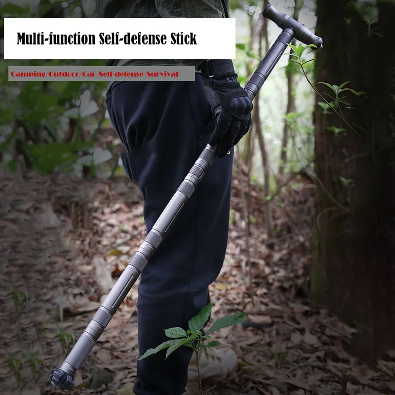 Outdoor Camping Self Defense Stick Safety Multi-Functional Hiking ...