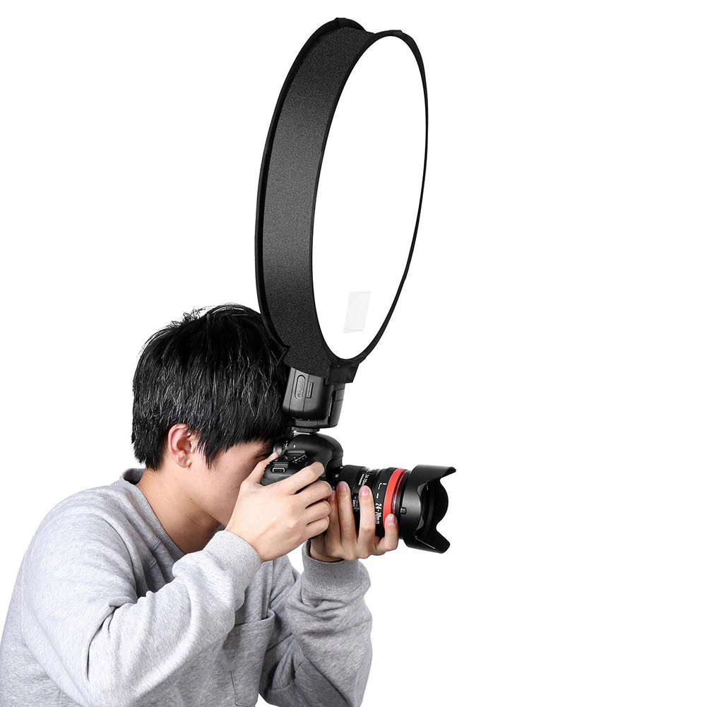 30-40cm-Universal-Round-Style-Foldable-Flash-Light-Set-top-Flash ...