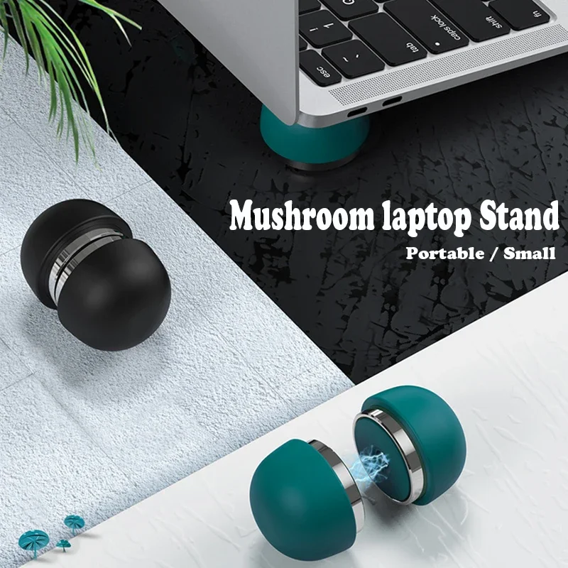 Mini Magnetic Laptop Stand Notebook Accessories Laptop Mushroom Holder ...