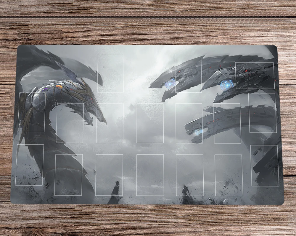 YuGiOh Playmat Rainbow Dark Dragon Cyber End Dragon Trading Card Game ...