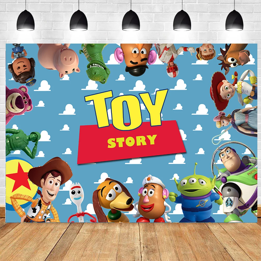 Disney-Toy-Story-Party-Backdrops-Curtain-Photobooth-Backdrop-Cloth ...