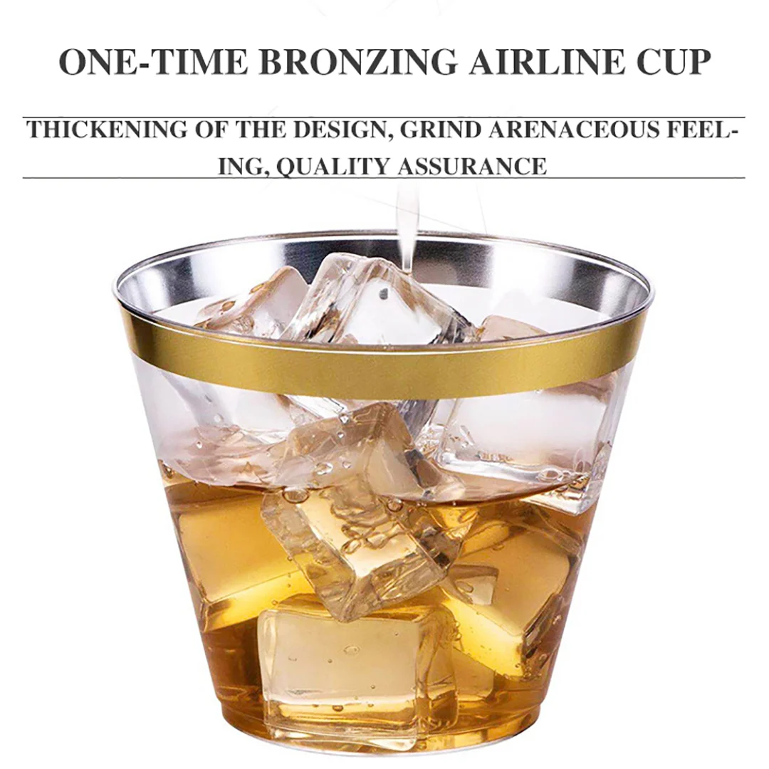 25-Pcs-Party-Golden-Plastic-Party-Disposable-Cup-for-Birthday-Party ...