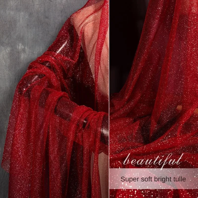 Micro Stretch Soft Tulle Fabric By Meters for Wedding Dresses Costume ...
