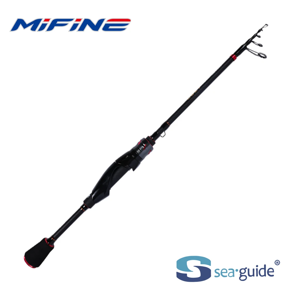MIFINE COZY TELE TROUT Fishing Rod 24T Carbon Fiber Telescopic Travel ...