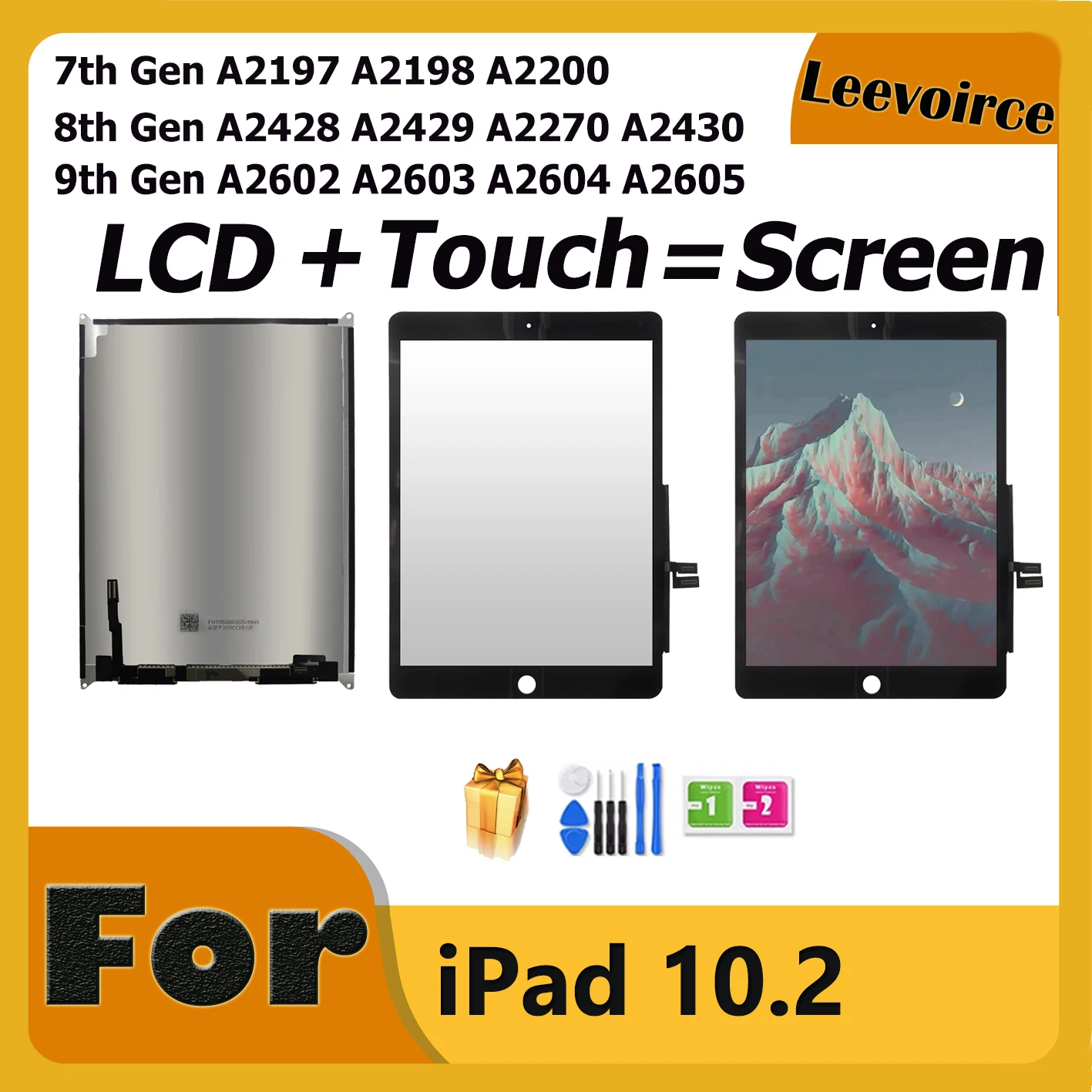 10-2-LCD-Touch-Screen-Display-For-iPad-10-2-2019-7th-Gen-A2197-A2198 ...