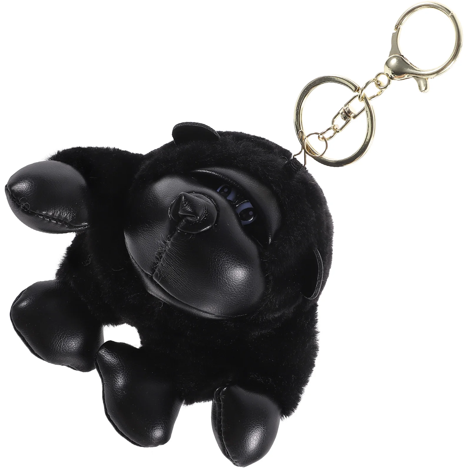 Gorilla-Plush-Pendant-Monkey-Keychain-Black-1pc-Infant-Toys-Filling ...