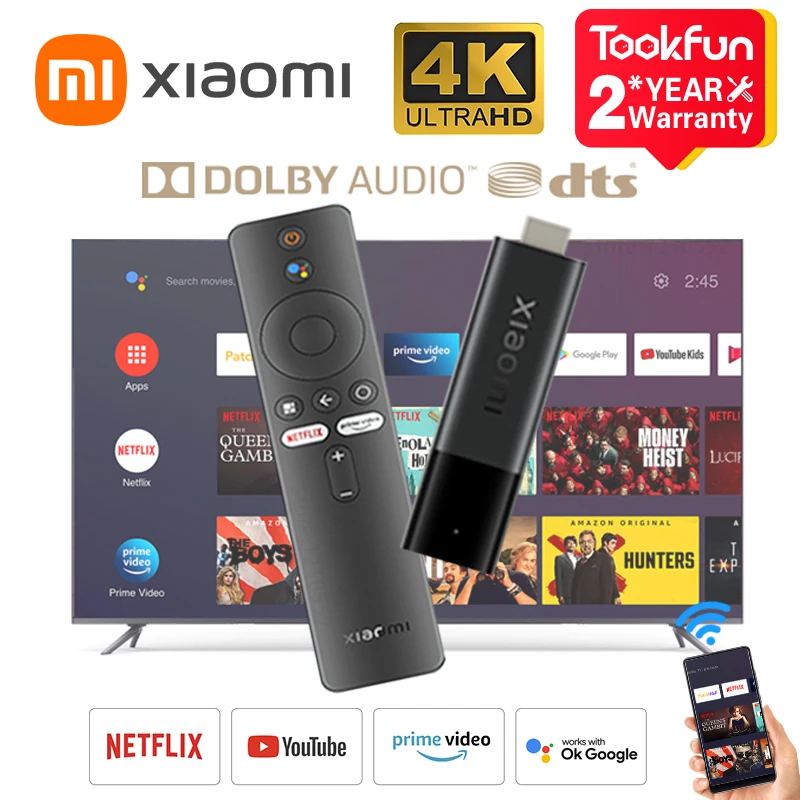 New-Global-Version-Xiaomi-Mi-TV-Stick-4K-Netflix-Android-11-Dolby-Atmos ...