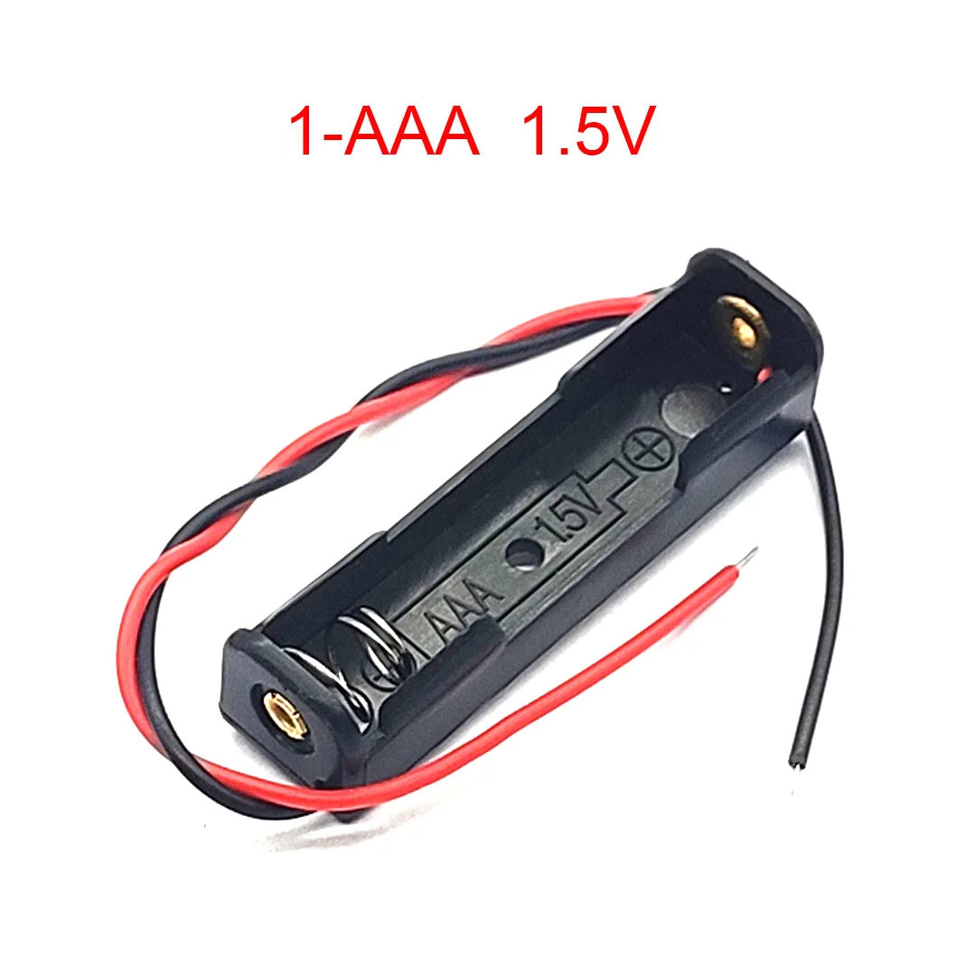 1Pcs-Single-Slot-AAA-Mobile-Battery-Clip-Case-Holder-Box-with-Wire ...