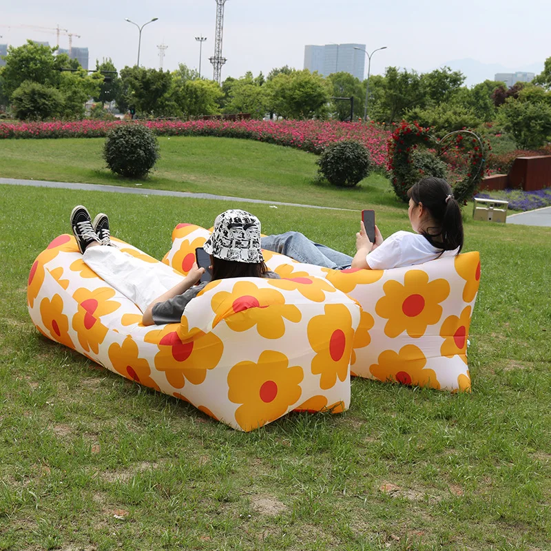 Sunflower-Lazy-Fast-Inflatable-Beach-Sofa-Outdoor-Travel-Portable-Air ...