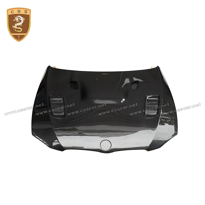 Fit-for-BMW-M3-E92-08-13-Engine-Hood-Car-Bonnet-Glossy-Black-Carbon ...