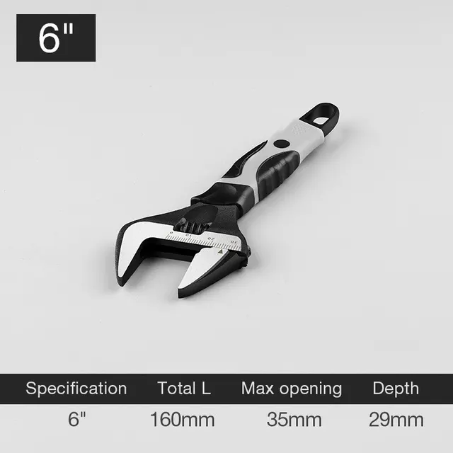Adjustable Spanner Universal Key Nut Wrench Opening Wrench Home Hand ...