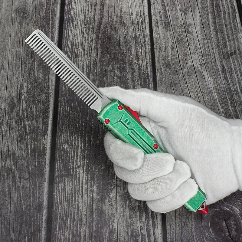 Suzaku Edc Made Ut Tactical Beard Comb Custom Otf Excellently Designed ...