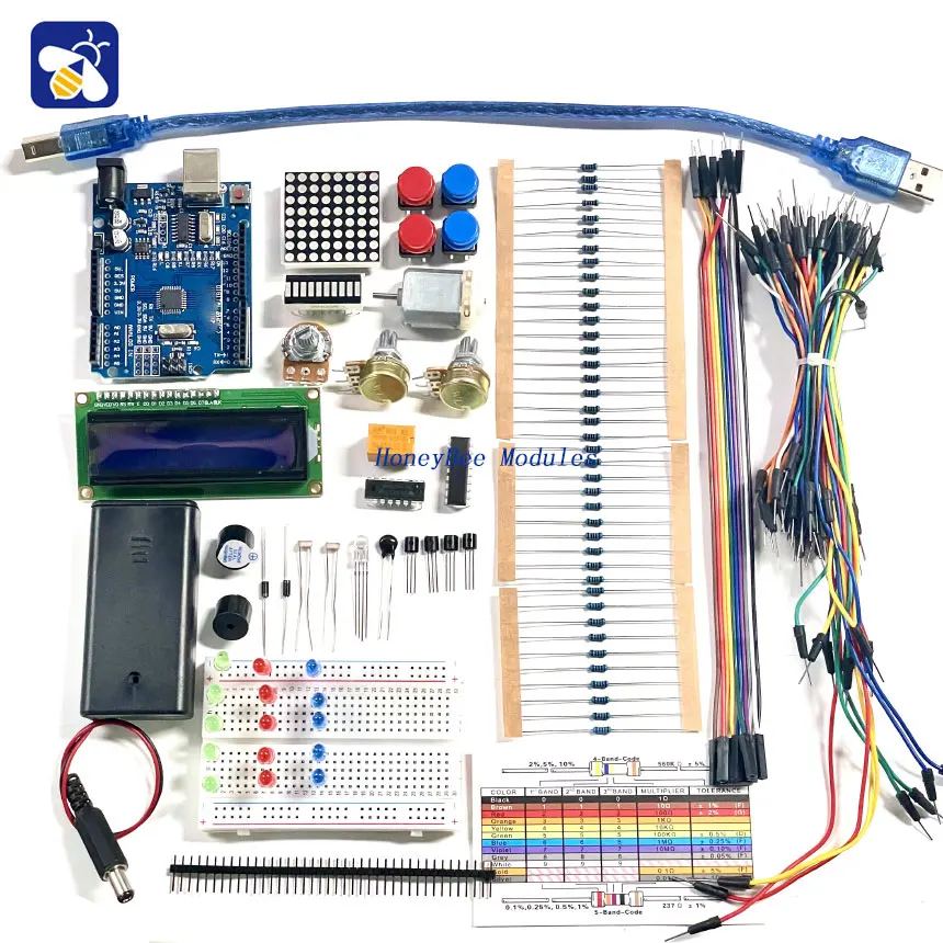 Super-Starter-Kit-f-r-uno-r3-lcd1602-Display-Steck-brett-Potentiometer ...
