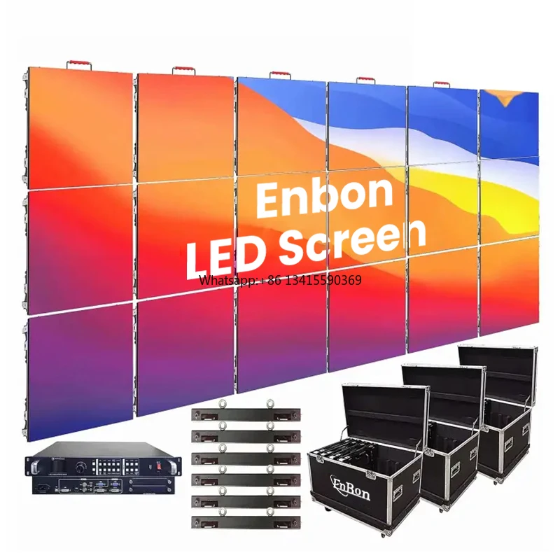 P2.6 P4.8 P3.9 Outdoor Indoor Rental LED Display 2.9mm 3.9mm LED Screen ...