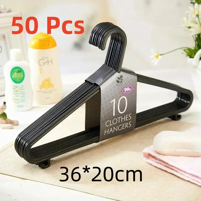 10-50pcs-Adult-Clothe-Hanging-Rack-Clothing-Hanger-Non-Slip-Dry ...