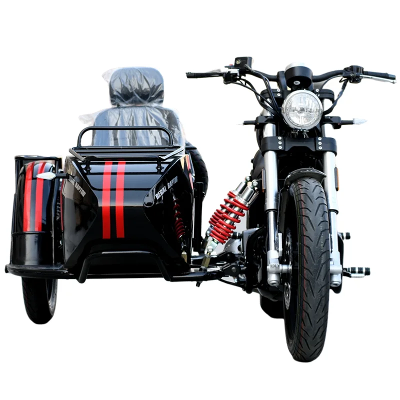 Zijspan-Motorfiets-400cc-Dubbele-Cilinder-Watergekoeld-Voertuig-Met ...