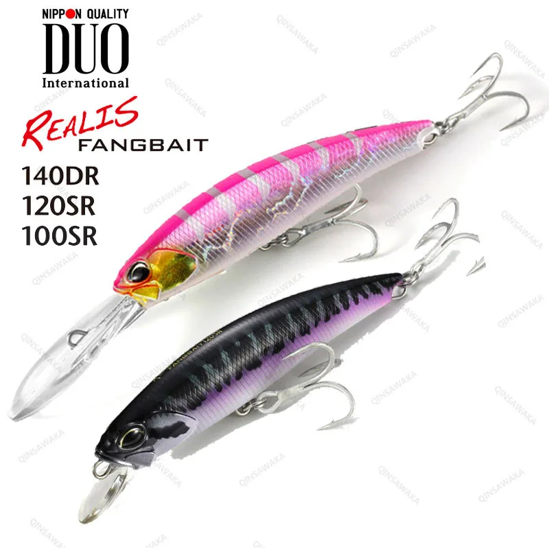 Made In Japan DUO REALIS FANGBAIT 140DR 120DR 100SR Floating Bass Lure ...