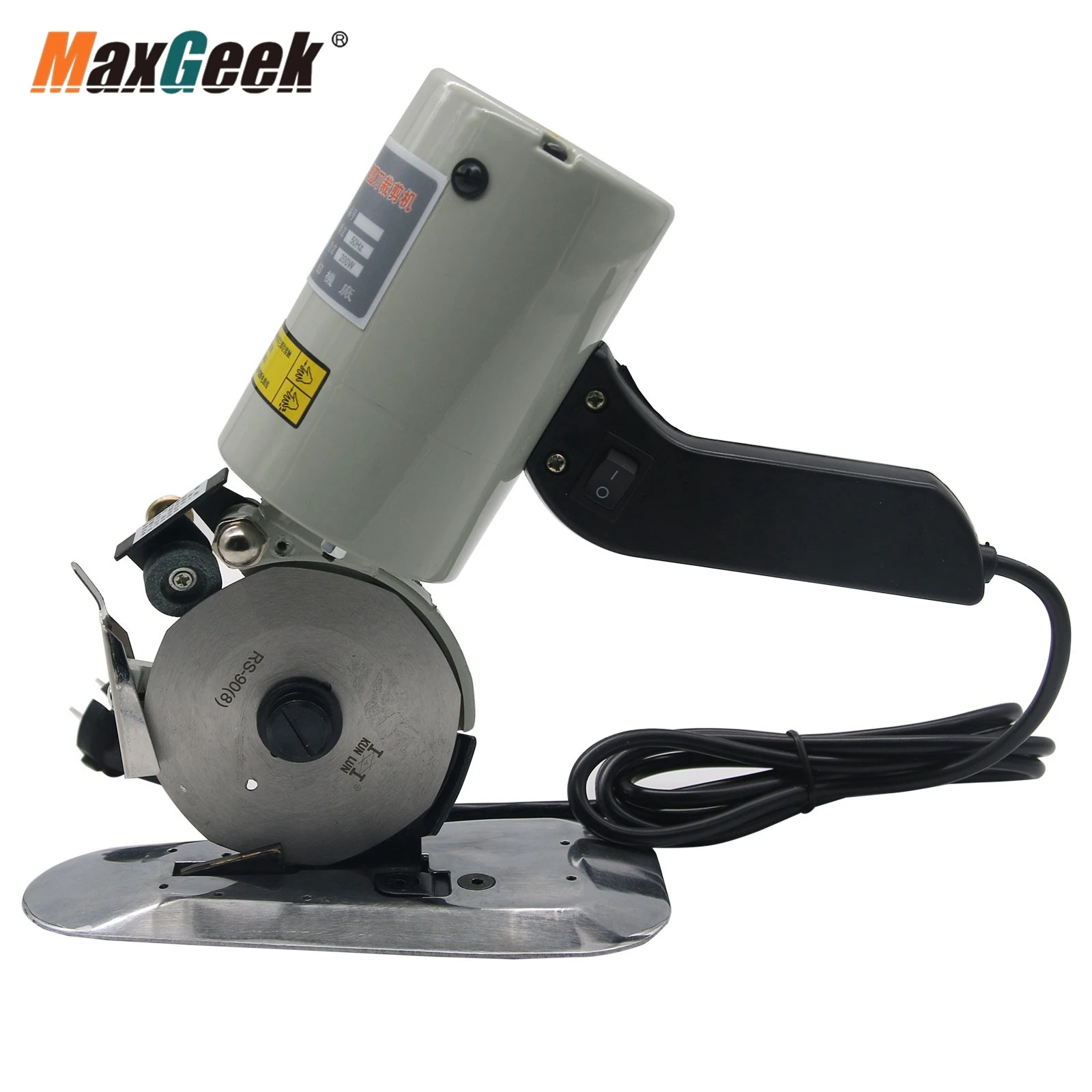 Maxgeek-90mm-Blade-Electric-Cloth-Cutter-Fabric-Cutting-Machine-Leather ...