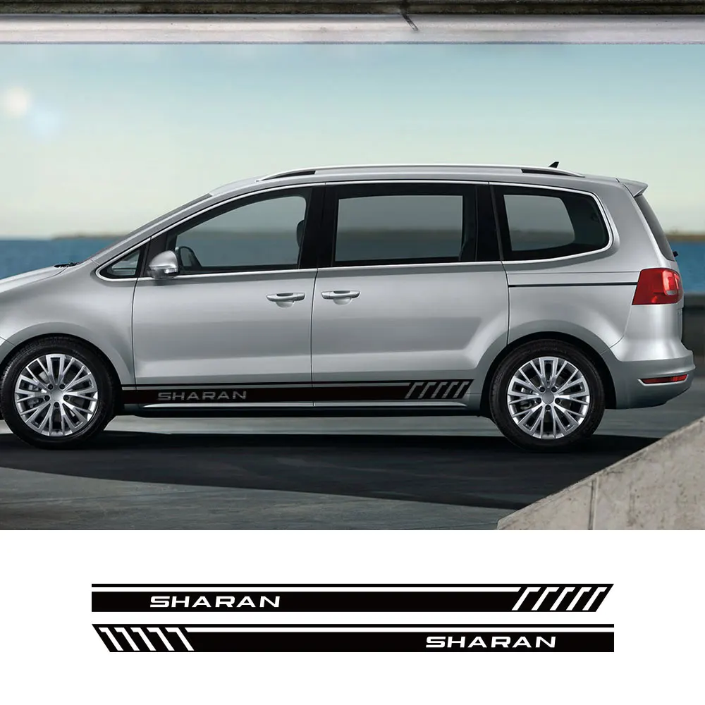 2PCS-Car-Side-Door-Stickers-For-Volkswagen-VW-Sharan-Camper-Van-Vinyl ...