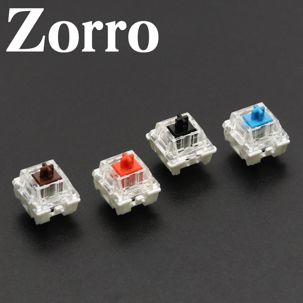 Zorro-Switch-for-Mechanical-Keyboard-RGB-3pin-Linear-Clicky-45g-55g-60g ...