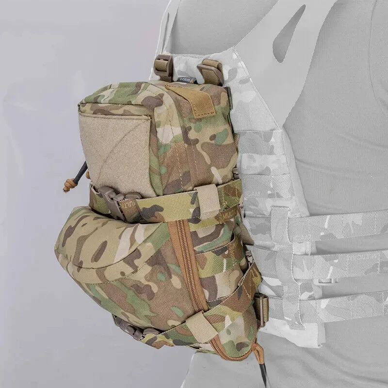 Tactical-Vest-Water-Bag-Lightweight-Action-Chest-Hanging-Backpack-Molle ...