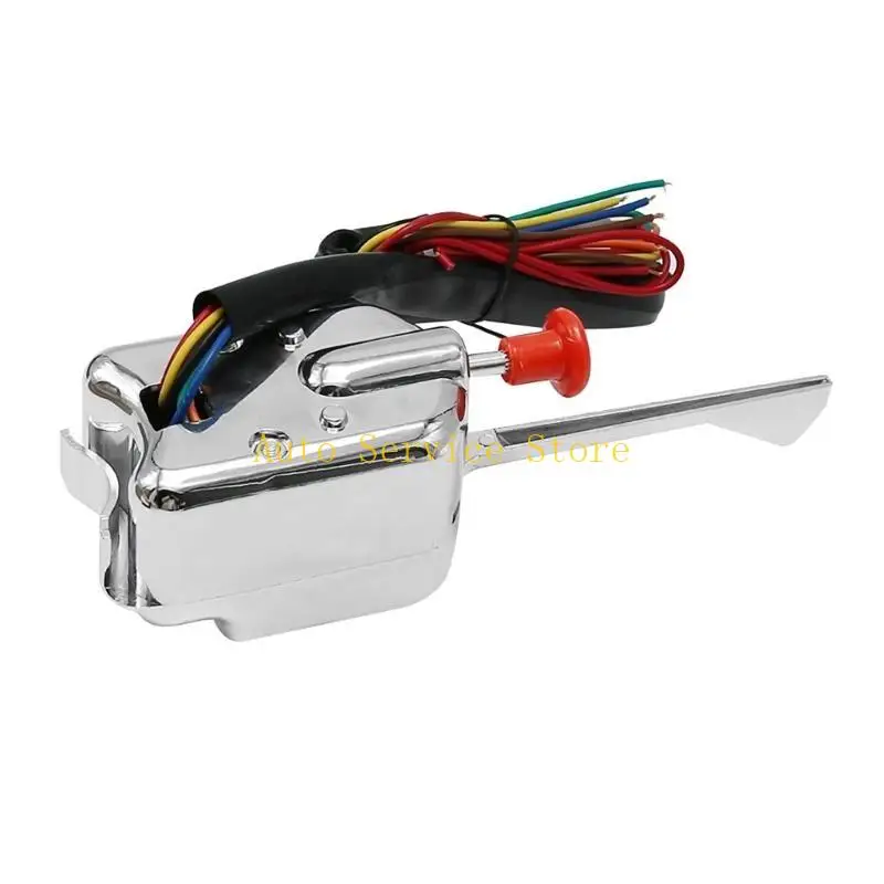 12V Universal Street Hot Rod Chrome Turn Signal Switch Heavy Duty ...