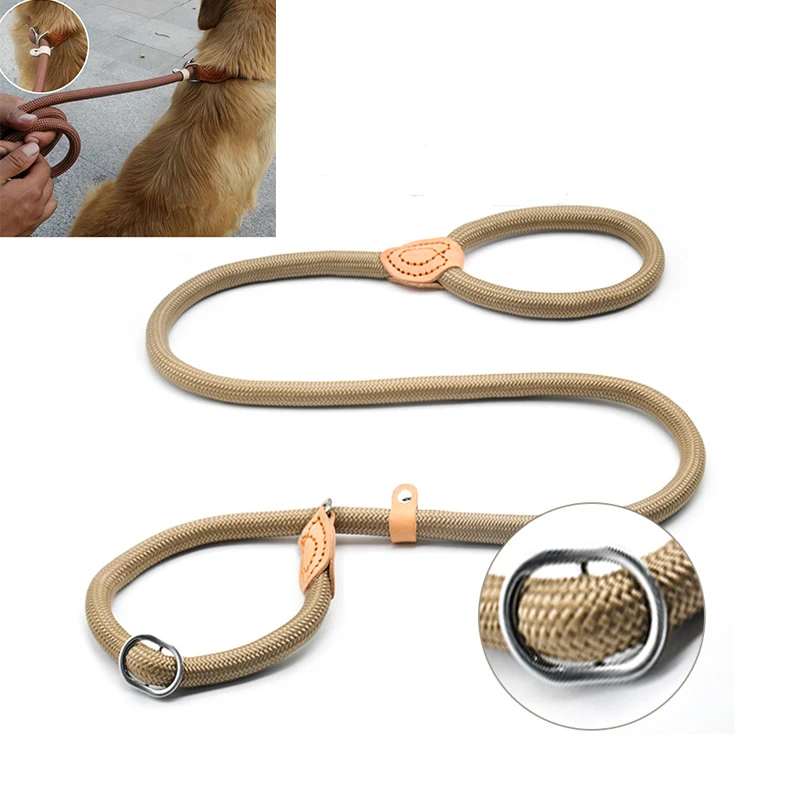 Dog-Walking-Leash-Slip-Rope-Lead-Leash-Heavy-Duty-Braided-Rope ...