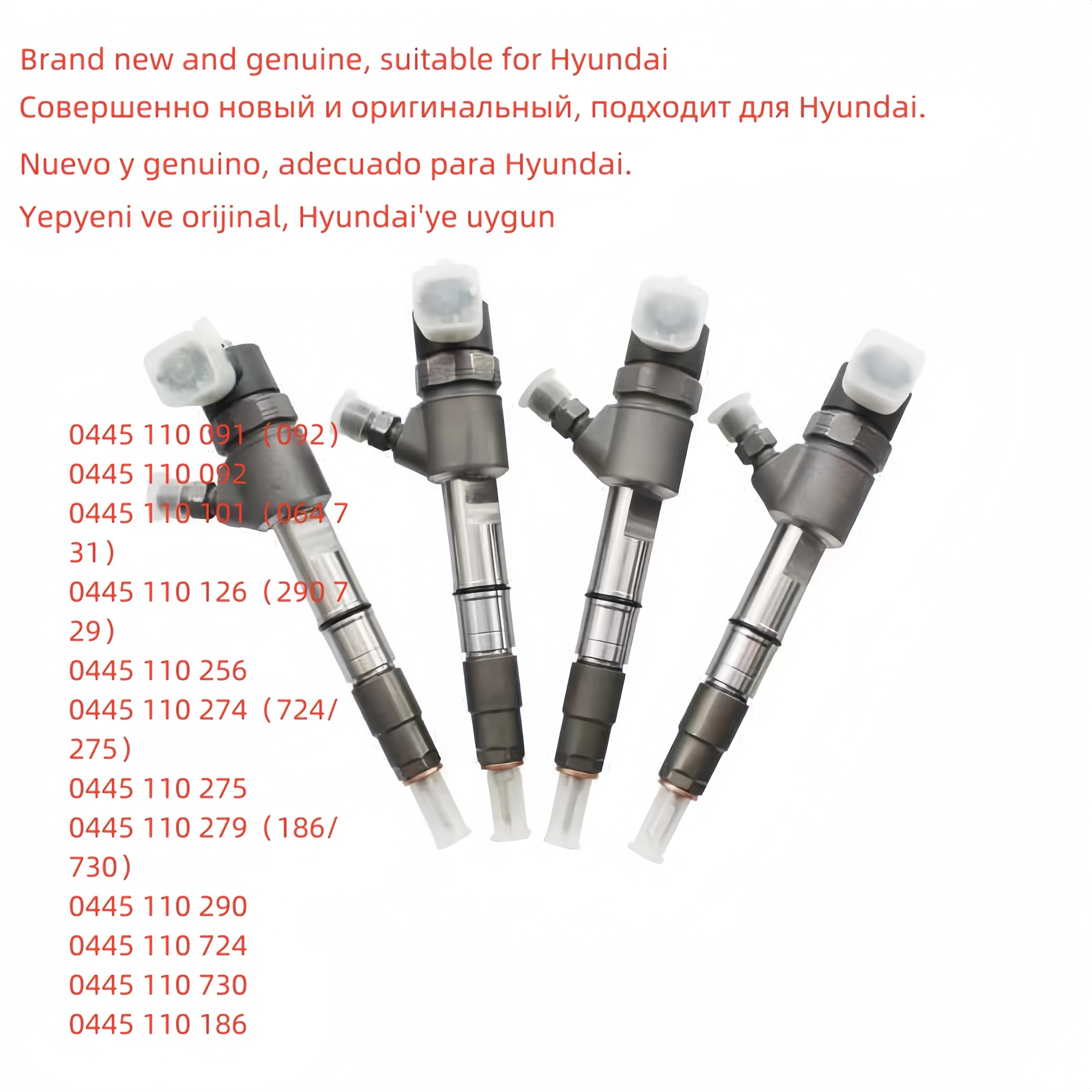 New-Hyundai-diesel-injector-Hyundai-445110279-0445110186-04451100920445 ...