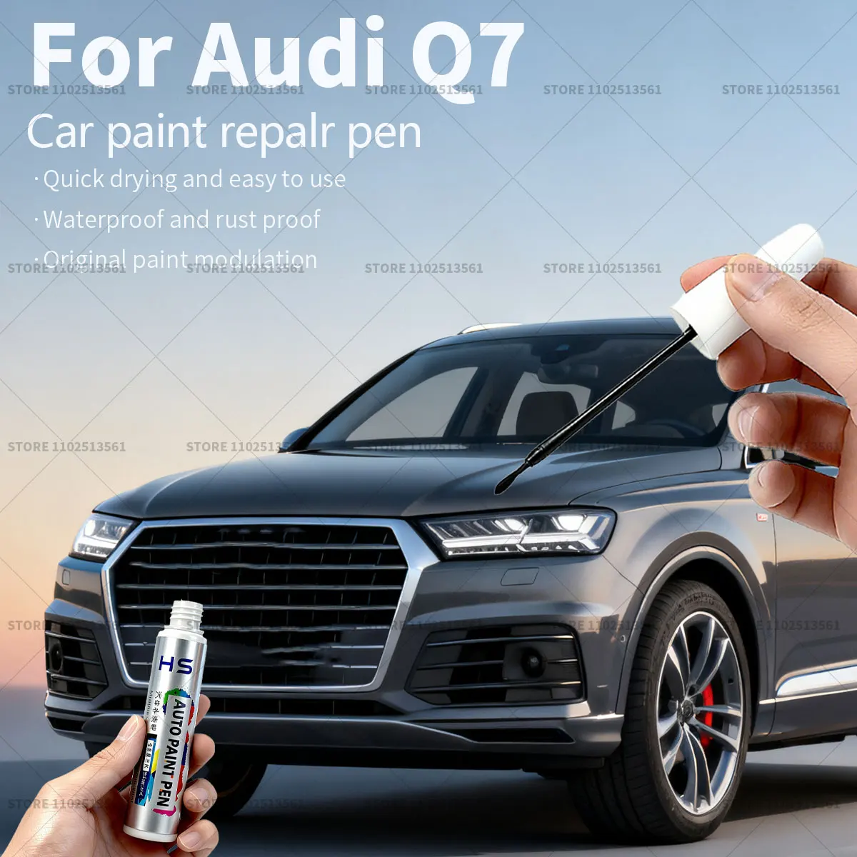 Car Paint Repair Pen Touch Up Scratch Remover DIY Auto Accessories ...