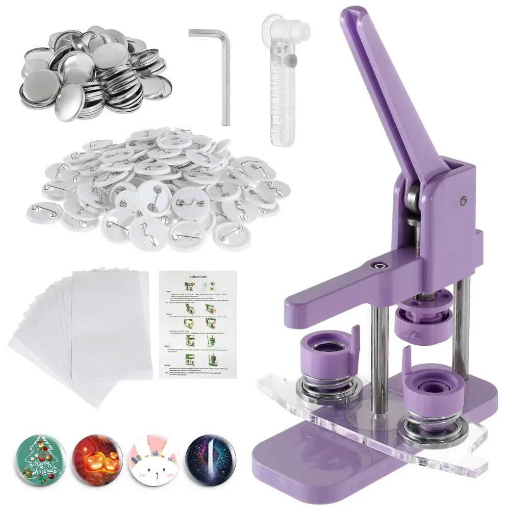 DIY-Badge-Maker-Machine-Magnetic-Mold-Pin-Punch-Press-Mold-Customize ...