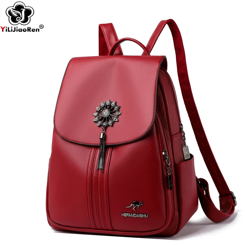 Fashion-Tassel-Back-Pack-Women-High-Quality-Designer-Backpack-Brand ...