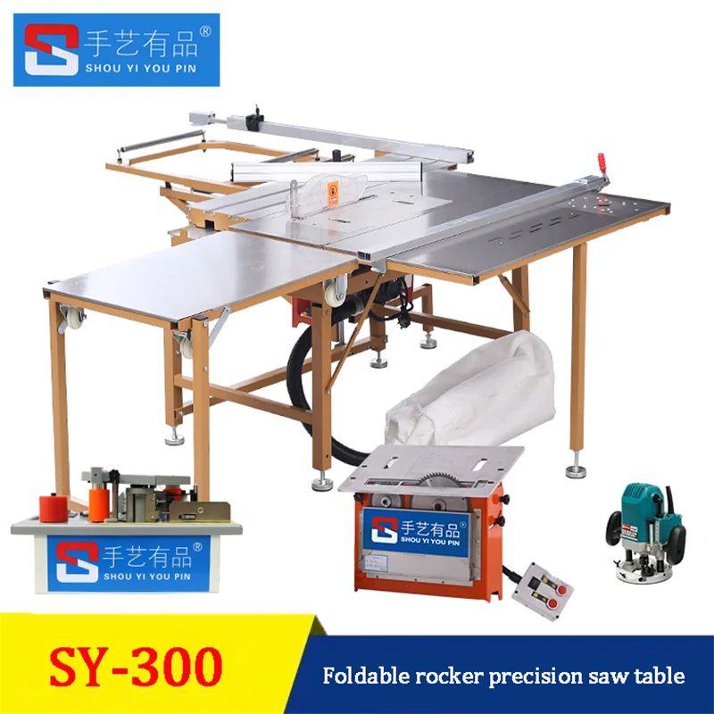 SY-300 Rocker Arm Dust-Free Woodworking Sliding Table Saw ...