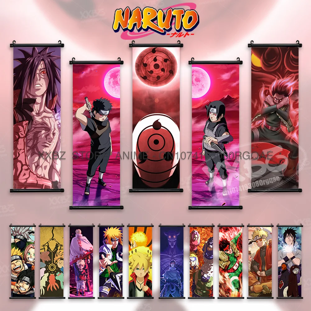 Naruto-Scrolls-Pictures-Anime-Hanging-Paintings-Uchiha-Itachi-Posters ...