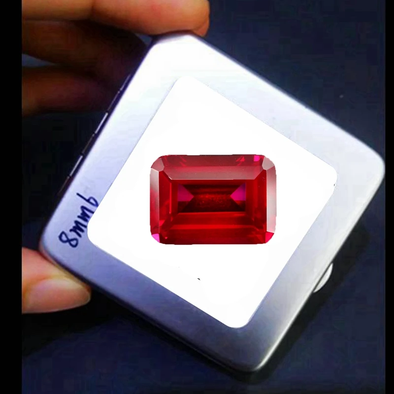 Natural Red Ruby 12x16mm 12.50Cts Rectangle VVS Sri-Lanka Loose ...