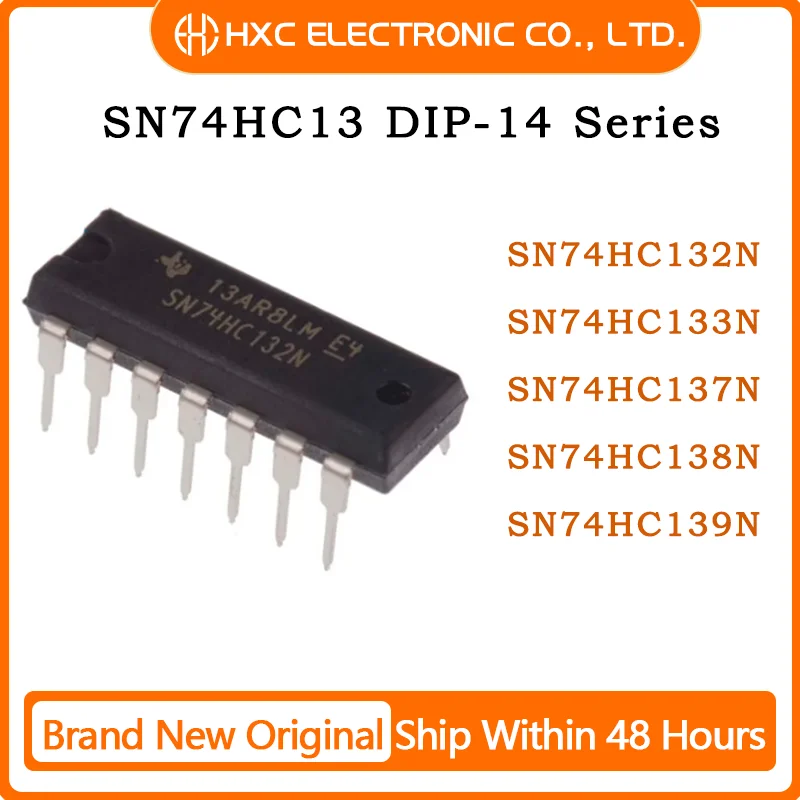 10PCS-SN74HC132N-SN74HC133N-SN74HC137N-SN74HC138N-SN74HC139N-DIP ...