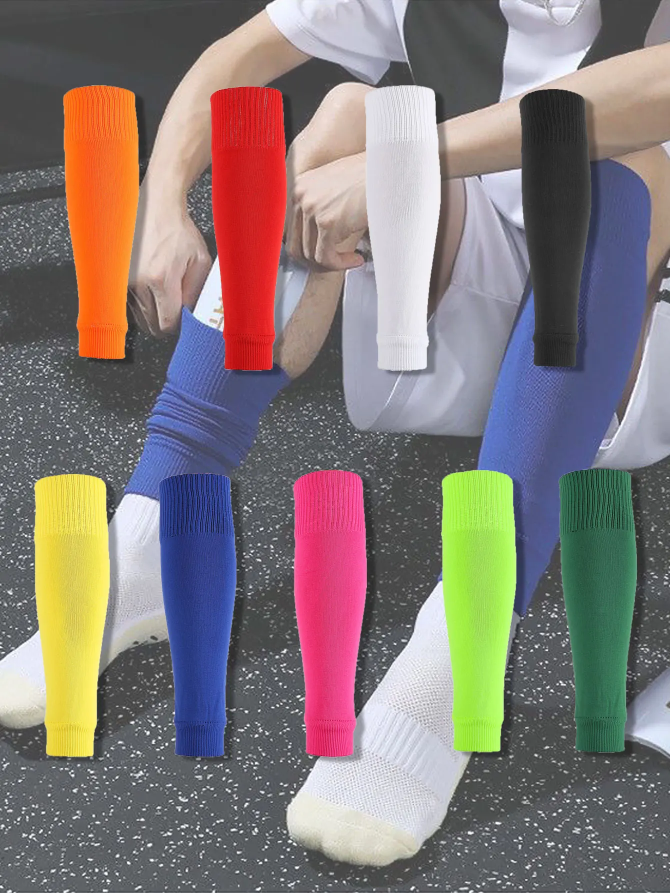 Football-calf-socks-football-protectors-long-football-socks-foot ...