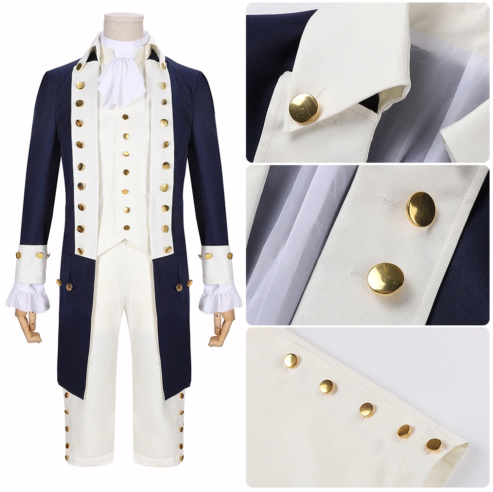 Musical Rock Opera Hamilton Alexander Victorian Cosplay Costume ...