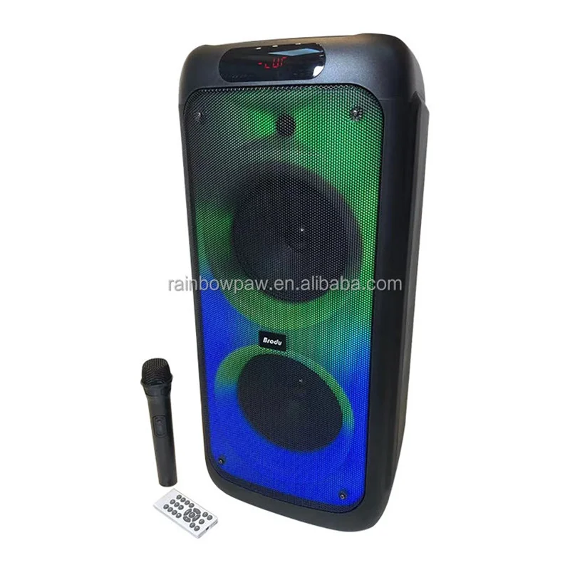 KTS Brodu speaker BTS-1388 Wireless Portable Speaker dual 8 inch BT ...