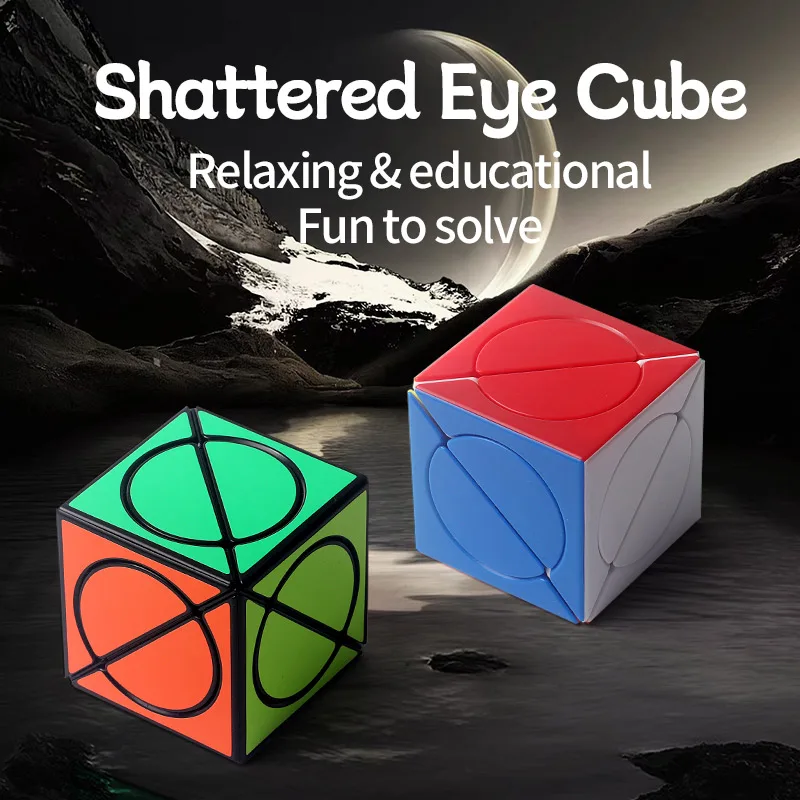 Mo Fang Zhai Huan Yue Shattered Eye Cube 2X2 Magic Cubes Puzzle Toys ...